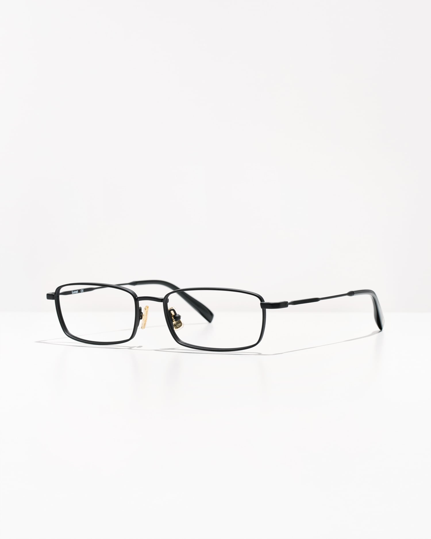 Ed In Brushed Black Glasses Lunet Eyewear Ed In Brushed Black Glasses Lunet Eyewear